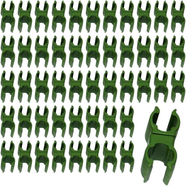 バリエーションコード : 2BJ2WW1DT1園芸用支柱クリップ50個セットです。ラチェット式なので自由な角度で支柱をジョイント固定できます。パチッとはめ込むだけで支柱を簡単にクリップでき、取り外しも簡単です。プラスチック製なので雨や土など...