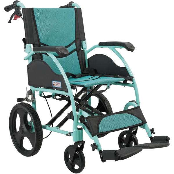 バリエーションコード : 2BJRKWT1J8「商品情報」車体サイズ：長98CMx幅62CMx高88CM、重量：10.8kg、耐荷重：100kg。前輪：360 度回転 後輪：12インチ「超軽量。折りたたみ車椅子」最新式折りたたみ車椅子で、組...