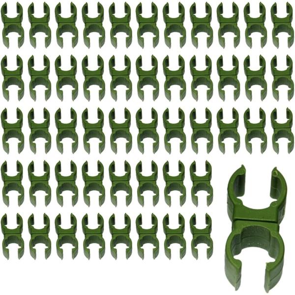 バリエーションコード : 2BJ2WW1DT1園芸用支柱クリップ50個セットです。ラチェット式なので自由な角度で支柱をジョイント固定できます。パチッとはめ込むだけで支柱を簡単にクリップでき、取り外しも簡単です。プラスチック製なので雨や土など...