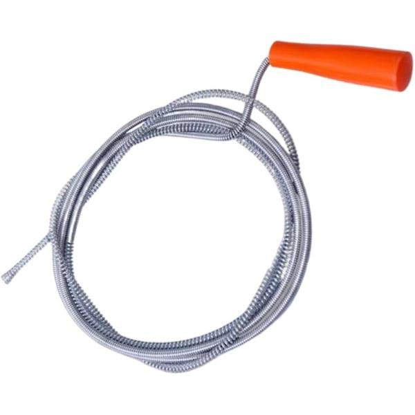 「詰まりトラブル解決」排水溝、台所のシンク、トイレ、洗面所など突然の詰まりを楽々解決します。プロの業者も使用するスプリングワイヤーは柔軟なワイヤーが詰まりのゴミを絡めとり詰まりの原因を片付けてくれます。「柔らかく使いやすい」ワイヤーなので手...