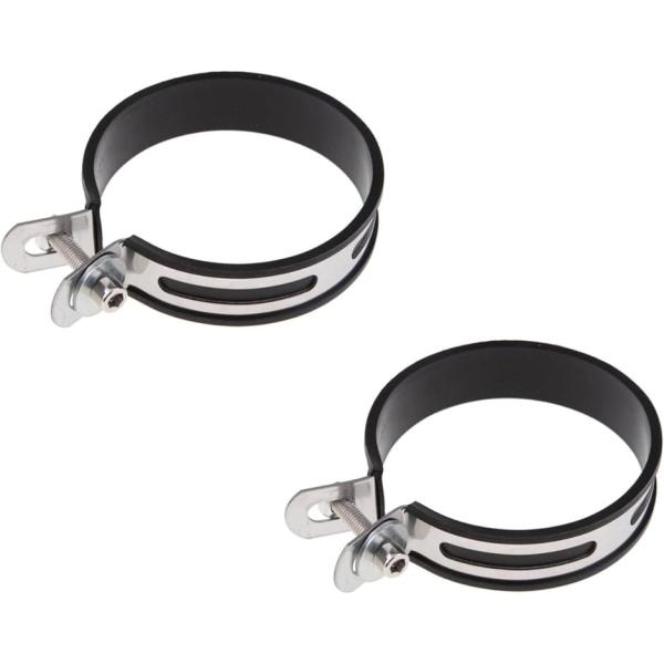 オートバイのマフラー交換時の必須アイテム、バイク用サイレンサーバンド2個セットです。耐久性が高く、錆びにも強いステンレス製のサイレンサーバンドですので、長く使用することができ、見た目の印象も損ねにくいです。マフラーを傷から守れるラバーバンド...
