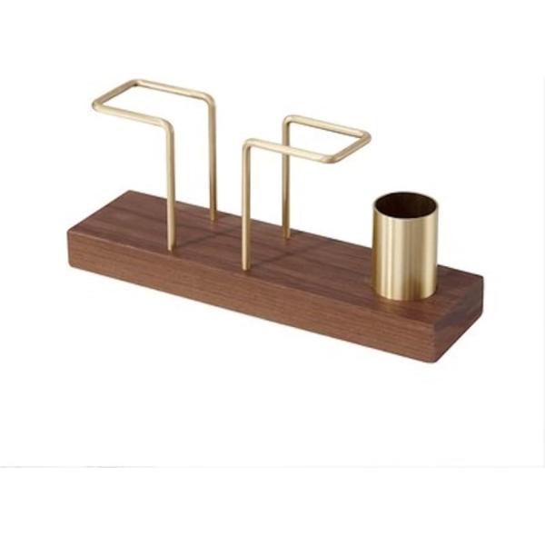 バリエーションコード : 2BJ46X9J6Nお洒落なデザインの紙ナプキン＆爪楊枝ホルダーです。ダイニングテーブルやカウンターに置くことで、レストランのような雰囲気を演出できます。サイズ：20x5.5x8.7cm重量：約250g素材：木材＋銅