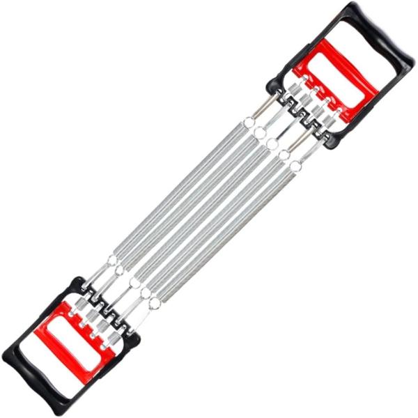 ハンドグリッパー機能を備えた大胸筋エキスパンダーです。胸や背中の筋肉を鍛えながら、指や手首の筋力も強化します。取り外し可能な5つのスプリング式で、筋力や体調に合わせて調節ができます。ハンドル部は握りやすい形状で、高品質のPP素材を使用しています。