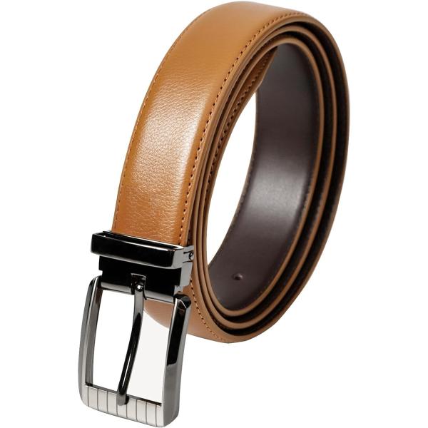 バリエーションコード : 2BJ4XTNU2F「高級で質感のある本革を使用したメンズベルト」上質な本革素材を使用しており、スーツスタイルにマッチする洗練されたデザインでビジネスシーンであなたを引き立てる高級感のあるベルトです。この本革メンズ...