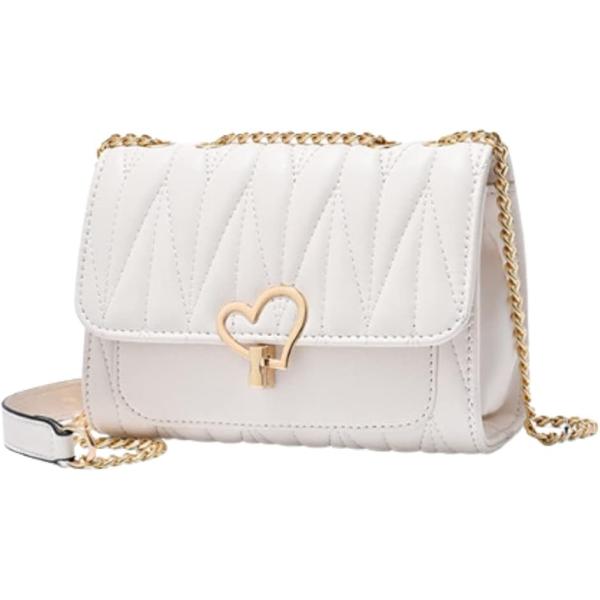 バリエーションコード : 2BJ5L1N1522way仕様のオシャレなショルダーバッグです。キュートなハートのモチーフがアクセント。お財布や小物を入れるのに丁度良いサイズ感で、3つのポケットで抜群の収納力があります。女性らしい可愛いデザイン...