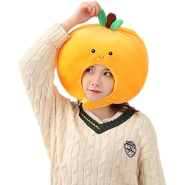 バリエーションコード : 2BJ5RR0DR5「みかん」のかぶりもの。目がクリっとしていてとってもキュート?うるうる目でかわいさをアピール。軽量設計で長時間被っていてもストレスなくその場を楽しめます＊お子様から老若男女問わずオールマイティに...