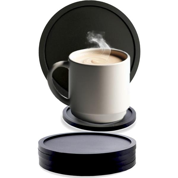 バリエーションコード : 2BJ6S4RV2Vシンプルおしゃれな シリコン コースター セットフチあり 立体的な構造で水滴をキャッチするので使いやすいコースター 2枚セット と 6枚セット があります　カラーは大理石模様（大理石マーブル）、...