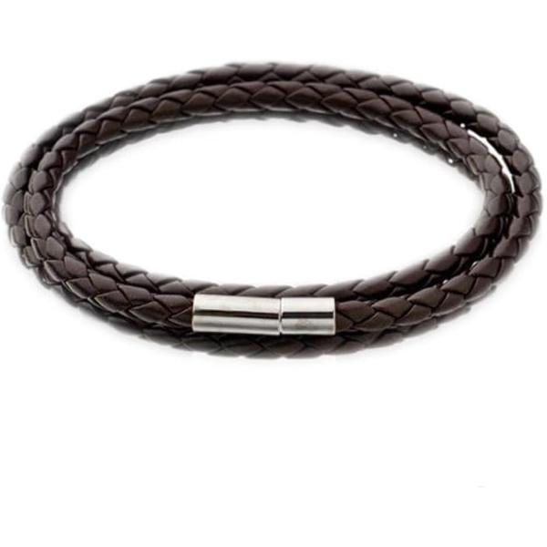 バリエーションコード : 2BJ88OIHGT「ブレスレット長」着用時約20cm / 全長60cm / 太さ0.4cm「スタイル」全長60cmのPUレザーを腕に３周巻きブレスレットにて使用するタイプになります。結合部は凸凹になっており差し込...