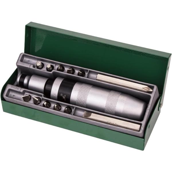 バリエーションコード : 2BJ8KUDLUI商品概要：なめたネジ、折れたネジ、錆びたネジ、固着したネジなどを外すためのショックドライバーです。マークをL (左回転) に合わせてハンマーで叩くと簡単にネジが外せます。対応ネジ：M3以上パッケ...