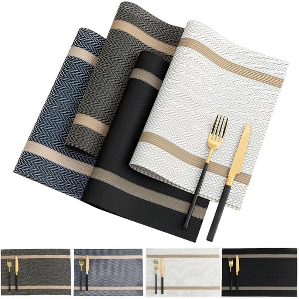 「リバーシブル」ランチやディナー中に何かこぼれたり、食べ物がマットに付着した場合、裏返すだけで新しい面が利用可能です。急な汚れやシミにも即座に対処でき、日常的なメンテナンスが手軽になります。「優れた機能性」こぼれた飲み物や調味料が直接マット...