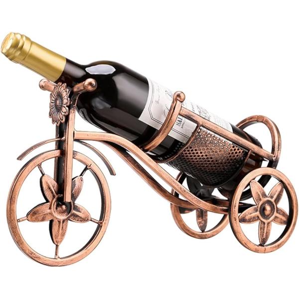 バリエーションコード : 2BJC6PL3QS・お洒落でヨーロピアンスタイルのワインスタンドです。キャリッジと呼ばれるヴィンテージ自転車のデザインでアンティークな雰囲気がお好きな方におすすめ。実用的なワインホルダーでお気に入りのワインやシャ...
