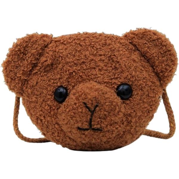 キッズのおでかけバッグモコモコ素材のかわいいクマさんのポシェットです。やさしい手触りのモコモコクマのポシェットにはお菓子やティッシュなどが入るかわいい大きさで＊ ぬいぐるみみたいなミニバッグはワンポイントコーデにもなるから、身に付けているだ...