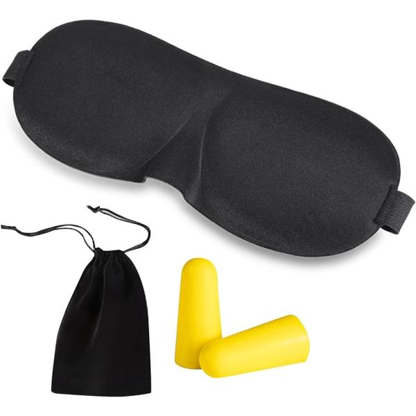 バリエーションコード : 2BJC9YLCKX「３Dアイマスク」携帯に便利。耳栓＆収納袋がセットになったアイマスク。３Dカッティングで自然に鼻筋へ密着し光を遮断します。「長時間の仕様もOK」１、柔らかいスポンジ素材　２、驚きの軽さ　３、通気...