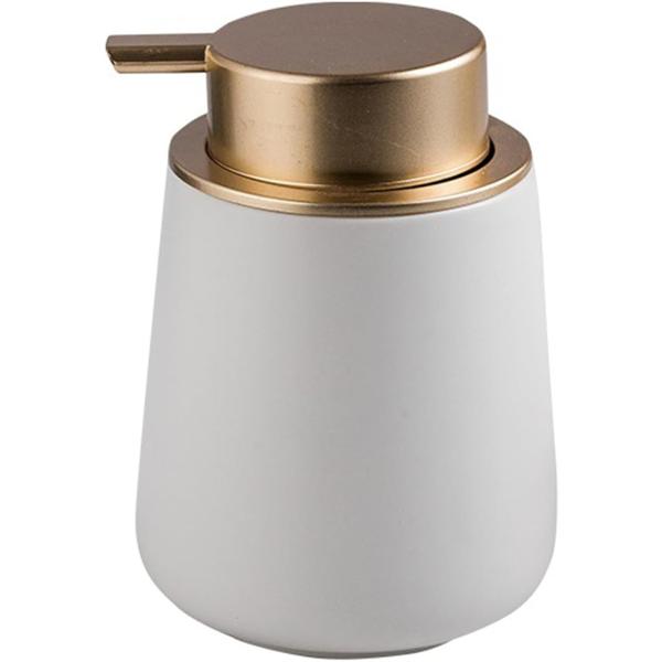 バリエーションコード : 2BJCPLWKNPエレガントでお洒落なソープディスペンサーです。マットな質感とゴールドのポンプが高級感を演出しています。ノーマルデザインと大理石デザインの6色のバリエーションがあるので、どんなお家にも合わせやすい...