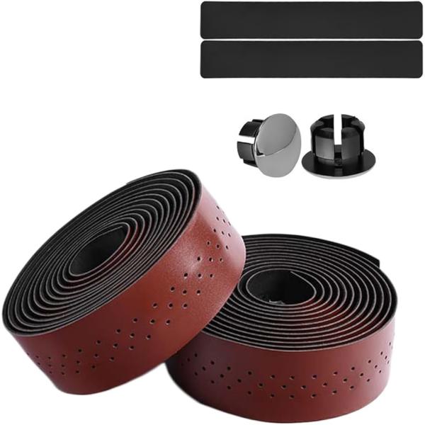 バリエーションコード : 2BJDH4KPRP・シンプルで飽きにくい、ロードバイク用のバーテープのセットです。(バーテープ：2巻 エンドキャップ：2個 エンドテープ：2枚)・カラー：ブラック(黒)とブラウン(茶)の2色からお選びいただけます...