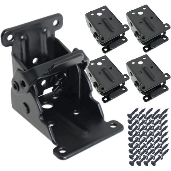 バリエーションコード : 2B9JTGCF2O「商品概要」テーブル製作に役立つ DIY用 折りたたみ脚 折脚金具 ４個セットになります。取付ネジが付属します。「特徴」ネジで固定すればすぐに使える簡単設計。レバーを引いてワンタッチ折り畳み、脚...