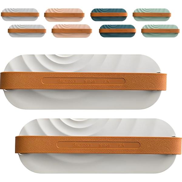 バリエーションコード : 2BJDP48S4T「スペースの有効活用」壁に掛けることで、床や収納スペースが解放され、部屋をより広々と使えるようになります。床に直置きしないので、床やスリッパ自体が汚れにくく、部屋を清潔に保ちやすくなります。「粘...