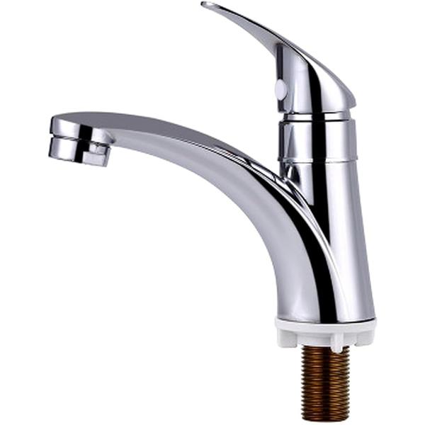 シンプルでオシャレなとても使い勝手の良いシングルレバー単水栓。。古い蛇口から交換しようと思っている方にお勧めです。ご自宅以外でも賃貸物件のリフォームにも是非ご利用下さい。