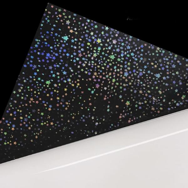 バリエーションコード : 2BJFLJCRJ8「耐水性ホログラムシート」オリジナルのトレカ作成や手作りシール、自作うちわ、スマホケースのデコレーションなどに最適です。防水加工がされているため、水や汚れからシートを守り、美しい輝きを長く楽しめ...