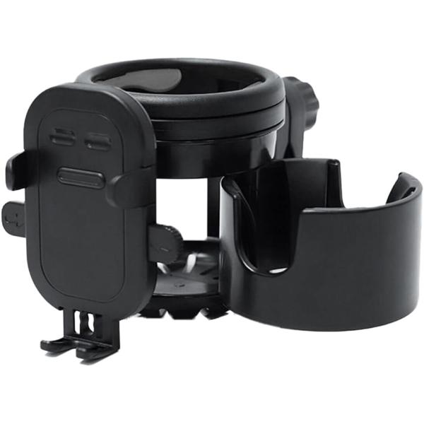 「高品質素材」安全で環境に優しいABS素材で作られています。十分な強度があり、耐久性に優れています。「ツイン仕様」メインホルダー・サブホルダーがあり、使わない時は１つに収納。様々なサイズのドリンクをシリコンストッパーで固定します。「スマホス...