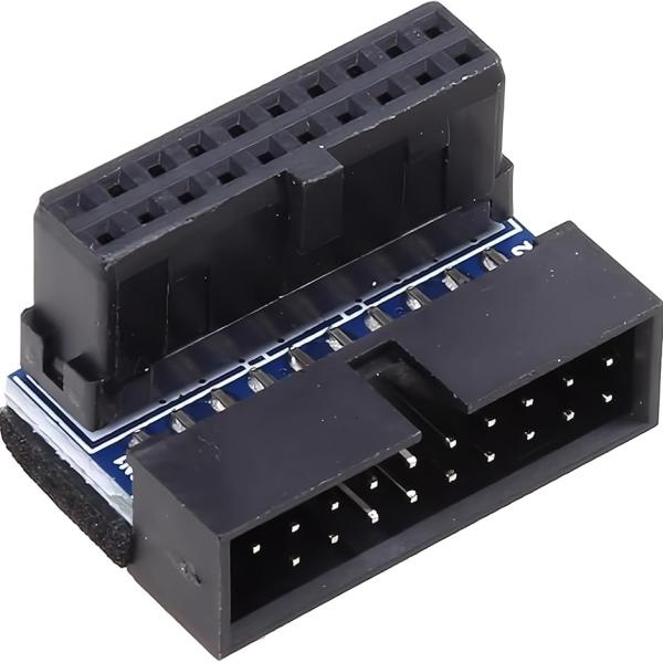 バリエーションコード : 2BJGONWWYU「特徴」PCの配線管理、干渉がある場合に役立ちます。「機能」USB 19pin/20pinを角度変更(90度)することができる。「互換性」USB 19pin/20pinの入力ポートがあるマザーボ...