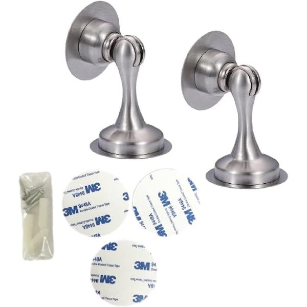 バリエーションコード : 2BJH2P43QU「室内ドアや玄関ドアに使用できる便利なドアストッパー」ドアの固定はもちろん、開閉時の衝撃を吸収してくれるマグネットドアストッパーです。受け部分に内蔵されているコイルバネで、ドアを開けた際の衝撃を...