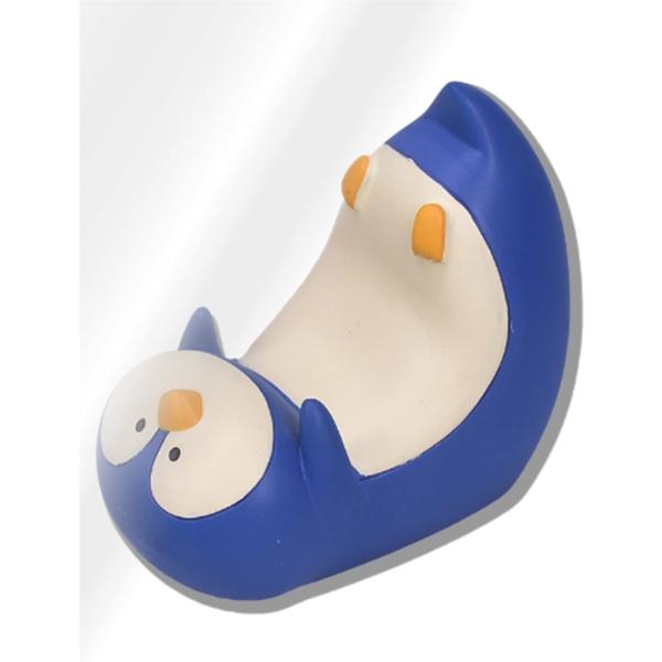 バリエーションコード : 2BJRK5OXTT「サイズ」：奥行き7cmx横4cmx高さ6.5cm 「重さ」：約115g 「材質」：合成樹脂(生産国：中国) 「機能・用途」：スマホスタンド、スマホ立て「ユニークなデザイン」：優しくコミカルでか...