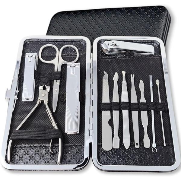 バリエーションコード : 2BJI6JO64P・ネイルケアセット、基本の12点セット。見るだけで気分がアガる上品なケース付。コンパクトさも相まってとってもカワイイ。・「パッと色々」充実の12点セットで手軽にネイルケアを行うことができます。こ...