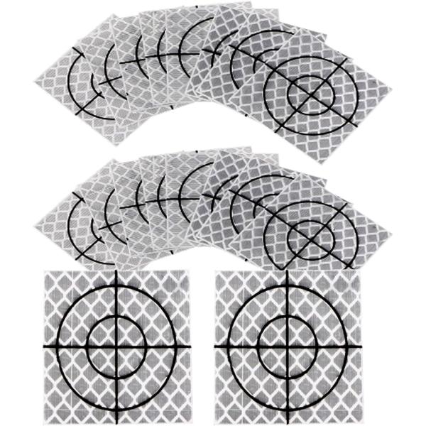 バリエーションコード : 2BJIDHDNOWトータルステーションで用いられる測量用反射プリズムターゲット20枚セットです。プリズムが固定できない場所などに貼り付けて使用することができます。裏面は粘着式のシールタイプなので、様々な場所に貼る...
