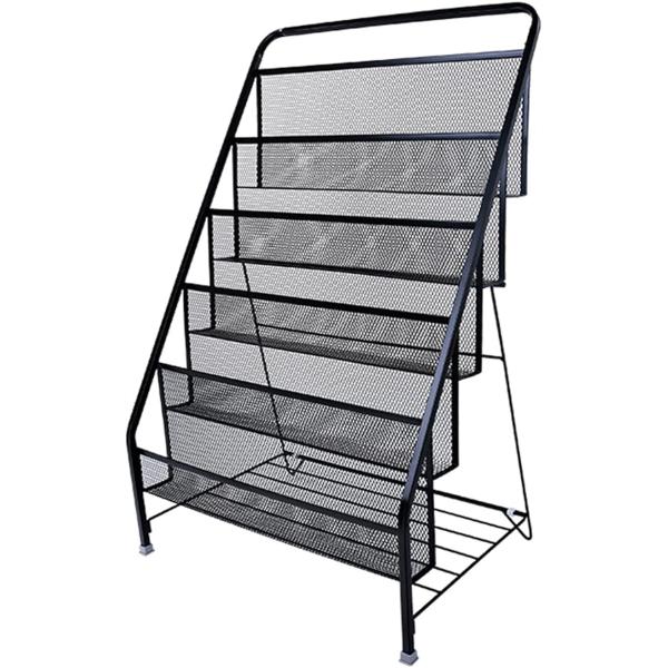 バリエーションコード : 2B2W1Q4QJF「材質」合金鋼；＊組立不要。。。「サイズ」3層：40x27x62 cm； 5層：55x35x88 cm「適用場所」応接室，学校，図書館，店舗業務用など；「商品説明」マガジンラックは高品質の鋼で作...