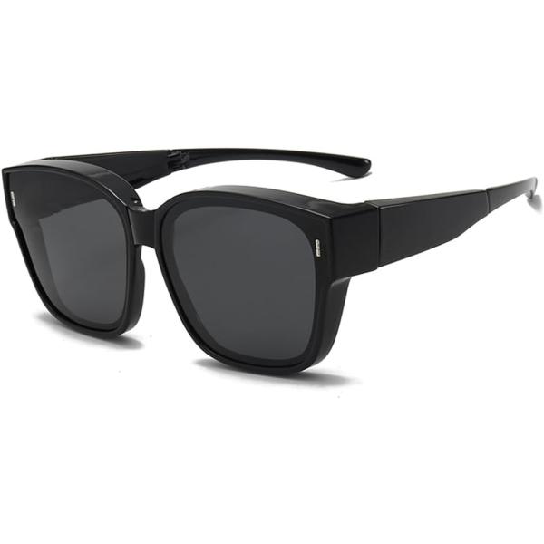 バリエーションコード : 2BJK56X601「眼鏡着用者の福音書＆大きめ対応」オーバーサングラスとはメガネの上に掛けられる機能的なサングラスです。メガネの上からはもちろん 、メガネなしでも直接掛けることができます。いろいろなサイズのメガネ...