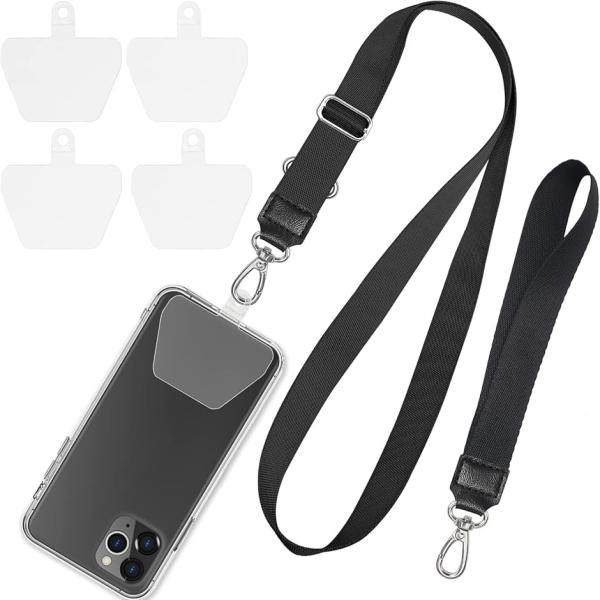 バリエーションコード : 2BJ9C6IOX9「優れたナイロン製 スマホストラップ」今使っているお気に入りのケースが、おしゃれなロングストラップ付きのケースに変身。薄いホルダーを端末とケースの間に挟むだけで付属のロングストラップやお気に入り...
