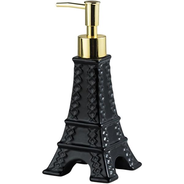 バリエーションコード : 2BJLJ5FPITエレガントなエッフェル塔デザインのソープディスペンサーです。ブラック、ホワイト、シルバー、ゴールドの4色展開で、あらゆるお部屋のインテリアに溶け込みます。液体用ポンプはゴージャスかつ使い勝手も抜...