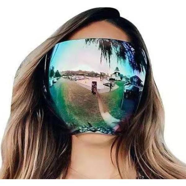 バリエーションコード : 2B9FHQQ8XL「本気で焼きたくない人のフルフェイスサングラス」しみシワそばかすの原因になる紫外線ストレスを避けるために、顔全体を覆うサングラスをご紹介します。「日焼け止めは面倒。」メイクをしていると、日焼け止...