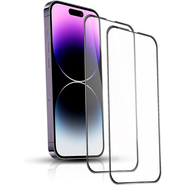 バリエーションコード : 2BU9285TKC「専用設計」iPhone14Proガラスフィルム、専用な液晶画面保護ガラスフィルムです。「日本AGC旭硝子素材の採用」日本製の旭硝子材を使っており、420℃の高温硬化処理と二次強化を6時間行って...