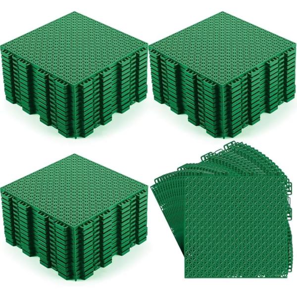 バリエーションコード : 2BJNTY9DFT＊「商品仕様」サイズ：1枚の寸法：25cmx25cm 厚み：1.1cm 48枚セット/約3平方メートル ＊MIMIER水はけマットは簡単に設置できるメッシュタイプです。カラーは全6色となり、カラ...