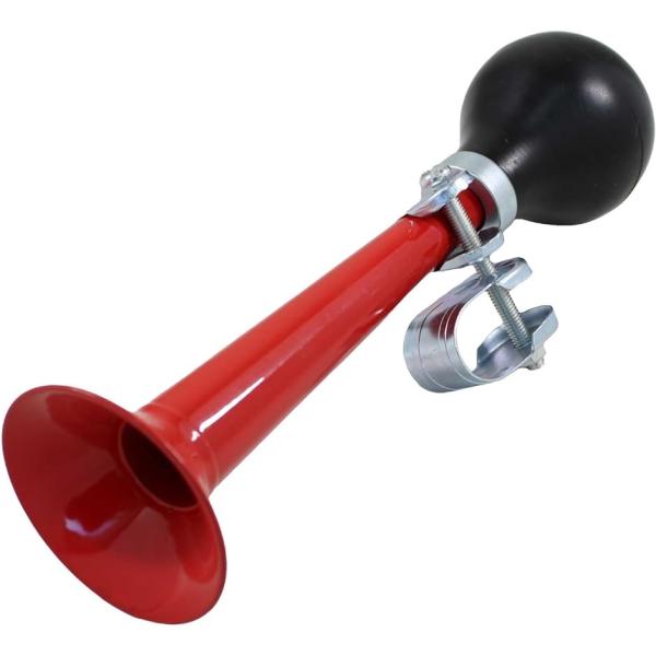 バリエーションコード : 2BJNVSXSOO「取付簡単なラッパホーン」メタルマウントで自転車のハンドルバーに簡単に取り付けられるラッパホーン2個セットです。警音器として自転車ベルの役割でラッパ音で危険を知らせ事故を防ぎます。「レトロなデザ...