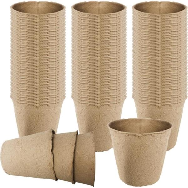 バリエーションコード : 2B4YLQON1O育苗ポット、円型ポットは地球に優しい紙製で土に還る生分解性素材を使用。通気性・保水性に優れ、草花や野菜の種まき、植え替えにお使いただけます。円型200個、汎用性の高いポットをセットに。野菜や草花...