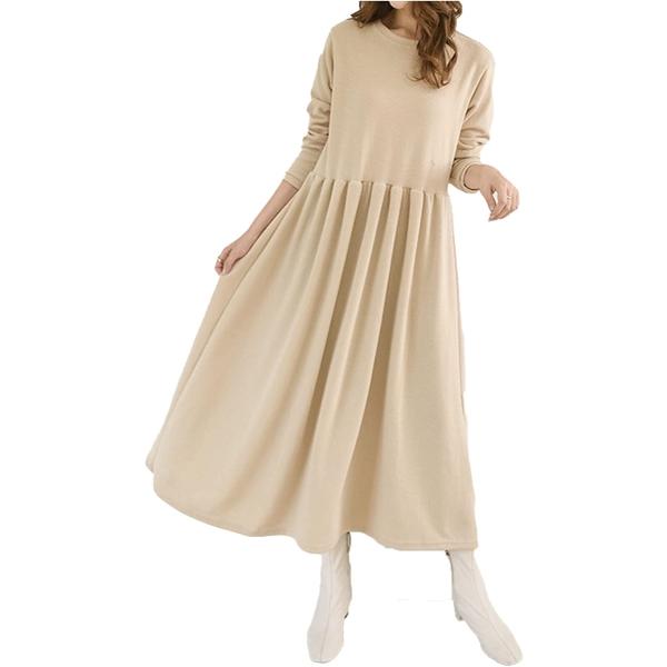 バリエーションコード : 2BJOTYFKH4ゆったり過ごす時間にぴったりのワンピース。カジュアル過ぎない大人なデザインに仕上げました。程よい肉感の素材で、リラックスした表情を堪能できるワンピース。フィットしすぎずリラックス感ある着心地で体...