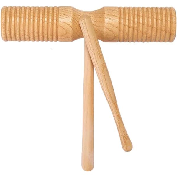 「商品」叩いたりこすったりすることで様々な音を出せるウッドブロックです。演奏のパーカッションとしておススメです。「誰でも簡単」楽器として簡単に音を鳴らすことができるので、小さなお子様でも楽しく演奏することができます。ギロのようなギザギザの形...