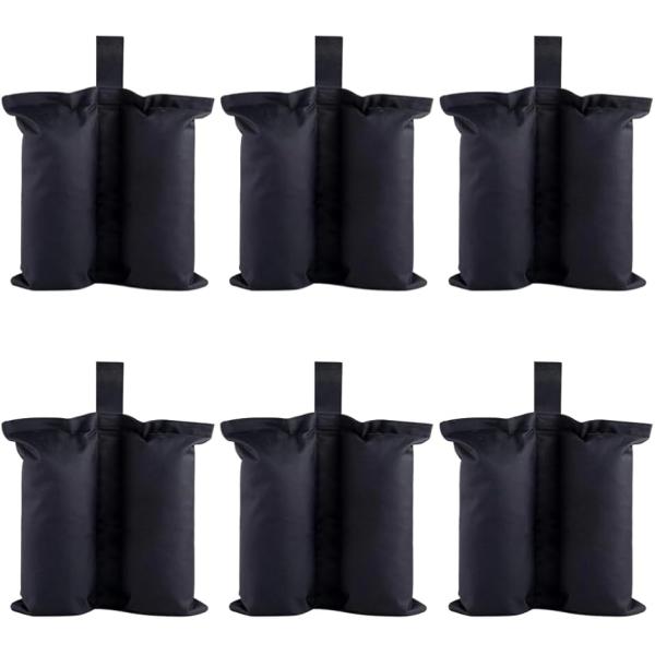 「テント用砂袋」砂利や水が入ったペットボトルを入れることでテントやタープの重しに使うことができます。容量は6Lで砂の場合10kgまで入れることができます。＜ご注意＞砂や重しは同梱されておりません。お客様の方でご用意ください。「安定した状態で...