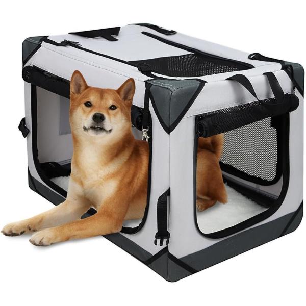 バリエーションコード : 2BJOV3SKR4「余裕なお出かけ」犬 キャリーケースは外出使用の間、ワンちゃんがいつでも水を飲めて、中大型ワンちゃん水分補給や夏場の熱中症対策にちょうど良い。お家でハウス、ドライブボックス、スーツケース用、多w...