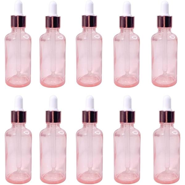 愛いピンク色のガラス製スポイトボトル10本セット。UVから液体を保護する遮光機能付き。分解して水洗い可能。耐久性・防食性に優れたガラス製。長期間の使用に適しています。持ち運びしやすいコンパクトサイズ。旅行や出張時の必需品。クリームやオイルの...
