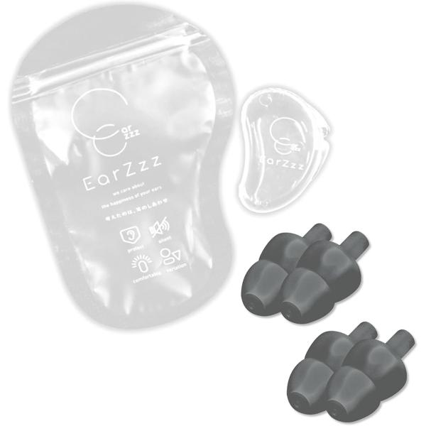 バリエーションコード : 2B9F18XO80「EarZzzの独自構造で快眠サポート」EarZzzの耳栓は、つけ心地、装着感、遮音性に着目し独自構造で開発しました。つけ心地は、上部に小さな穴が開いていることにより長時間の使用でも耳への圧迫感...