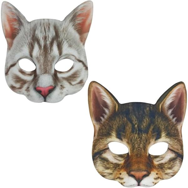 バリエーションコード : 2BJPQ3WRNI可愛らしい猫の特徴を模したデザインが特徴の猫のお面です。 耳や鼻、目など、猫の特徴を忠実に再現しておりイベントやパーティーの仮装で楽しんだり飼い猫に見せたりと様々なシーンで活用できます。「イベン...