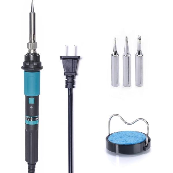 「幅広いはんだ付け」このポータブルはんだごては、家庭DIYのはんだ付け、SOP、DIP、SOICなどの表面実装部品やスルーホール部品のはんだ除去やはんだ付けアプリケーションに適しています。「優れた加熱性能」60W機に匹敵する性能で、室温28...