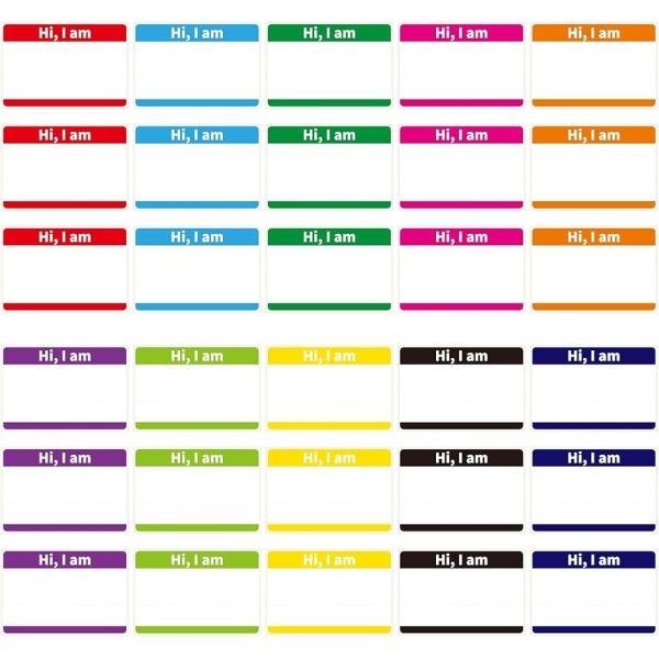 バリエーションコード : 2B9G8QD81X手軽に使えるラベルシールタイプ：衣服などに貼り付けて手軽に使えるラベルシールタイプの名札です。使い捨てタイプなので、消毒などの手間が必要なく、イベントなどで使いやすいです。記入スペースには薄い点...