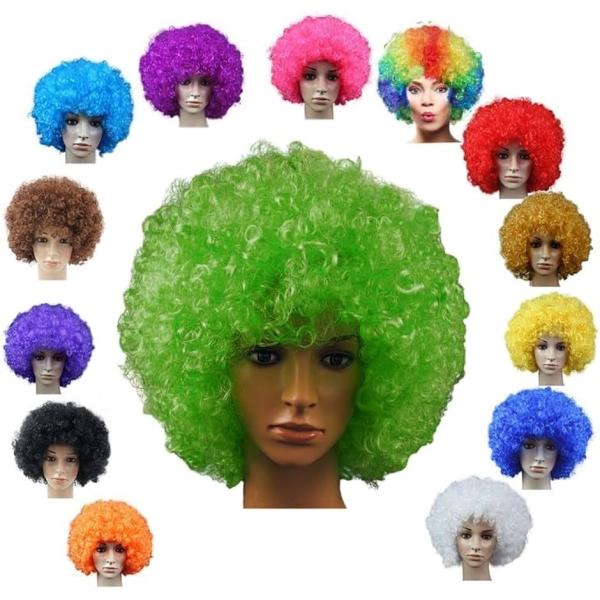 バリエーションコード : 2B9UQ2S6UJ「映える。カラフル アフロ ウィッグ 全14色」かぶるだけであなたが主役。軽量でボリューム感抜群のアフロヘアーのウィッグです。カラーバリエが豊富だから様々なシーンで大活躍。「スポーツ観戦に。チー...