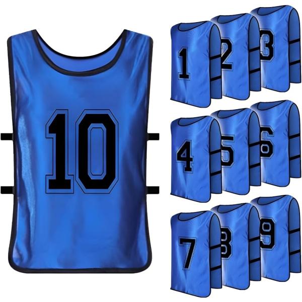 バリエーションコード : 2BJQTOL2J2・明るいカラーの番号入り大人用ビブス10枚組です。私服の上からかぶるタイプで、着用もかんたんです。・専用のユニフォームほどコストがかからず、ちょっとしたイベントやスポーツのチーム分け、練習試合、...