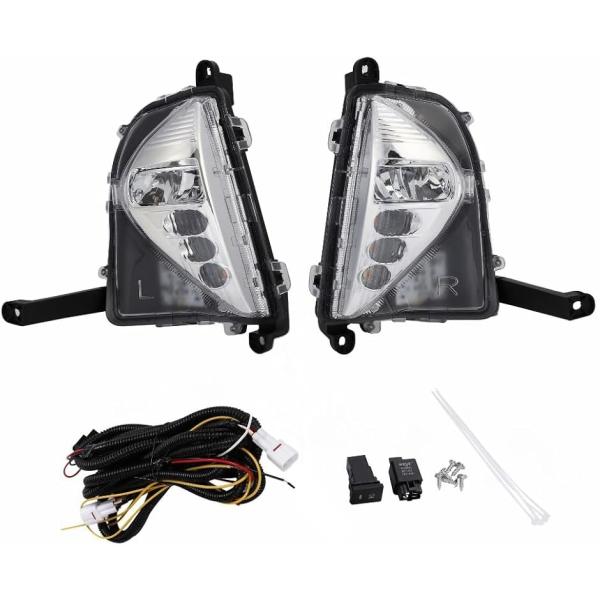 ＊トヨタ プリウス ZVW50/ZVW51/ZVW55用のフォグランプセット社外品になります。＊セット内容：LEDフォグランプ左右、リレー、スイッチ、 取付金具　＊リレーハーネスは付属しておりません。・材質：ポリカーボネート（レンズ部）ポリ...